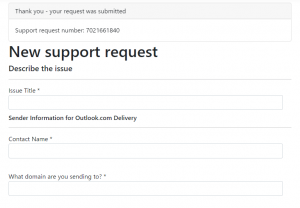 Outlook.comにメールが届かない : kuuur.net